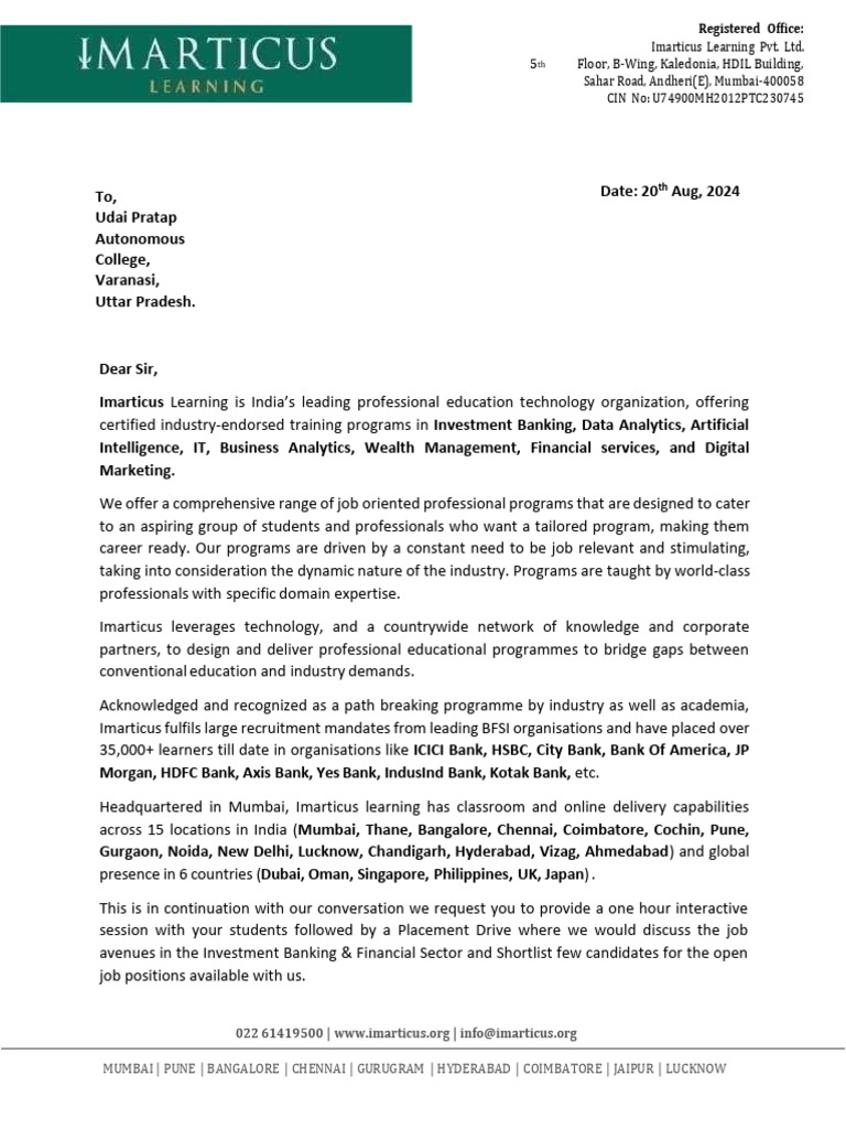 Udai Pratap Autonomous College, Varanasi | PDF