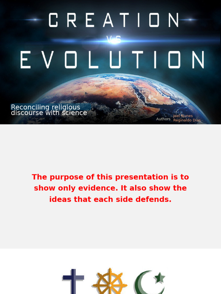 Evolution Vs Creation | PDF