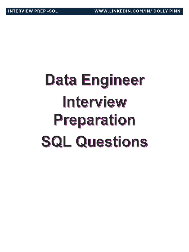 DAY 1 Interview Prep SQL Interview Questions and Answers 1712022738 | PDF