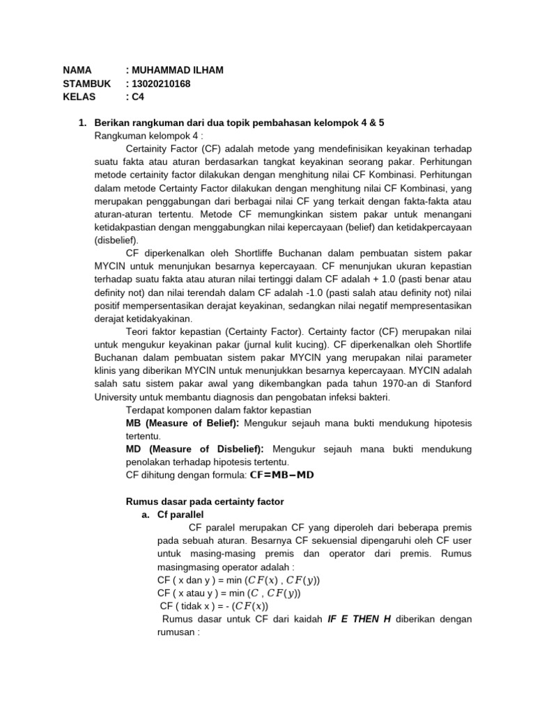 Tugas Rangkuman | PDF