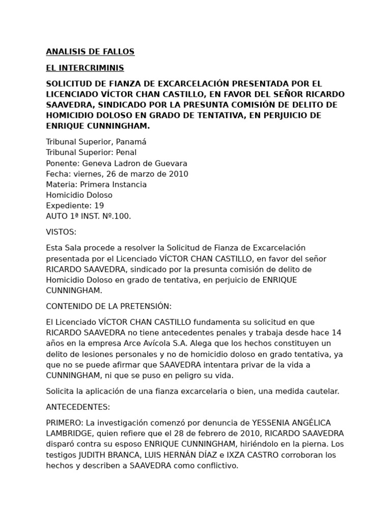 Analisis de Fallo | PDF