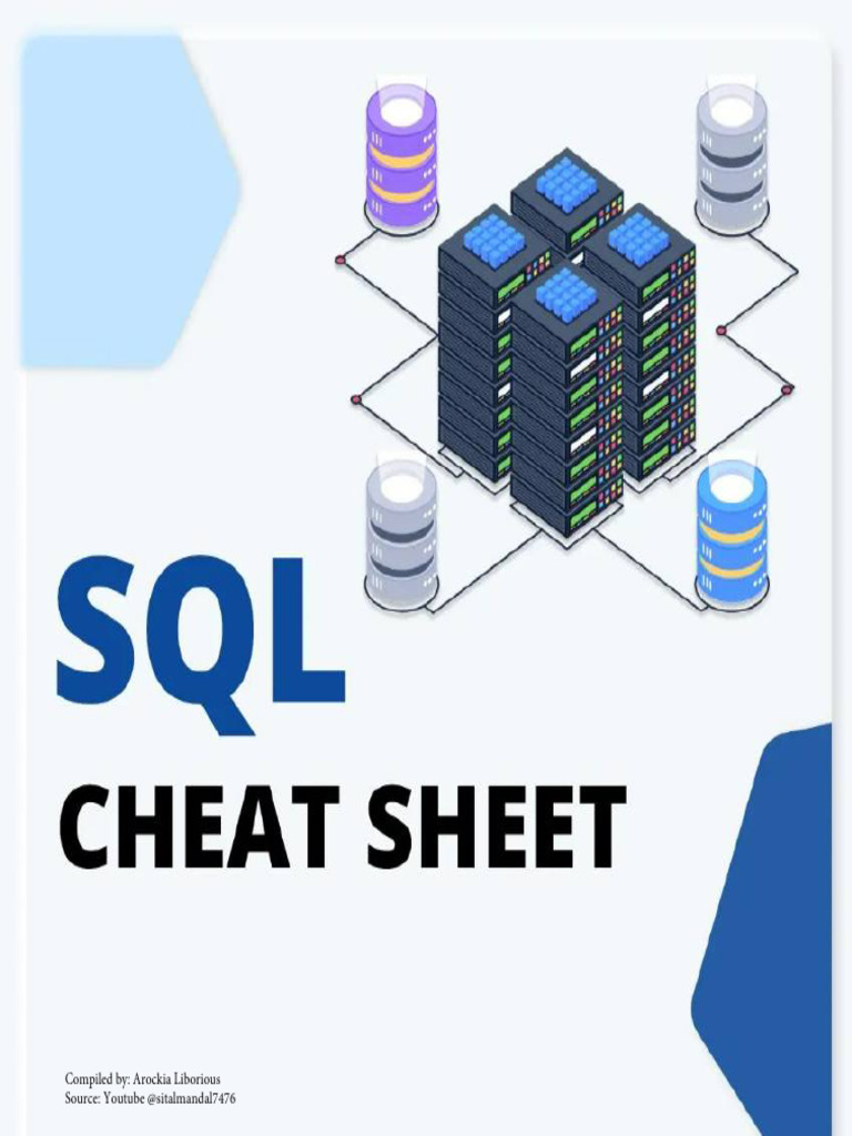 Sql Cheatsheet 1688633129 Pdf 