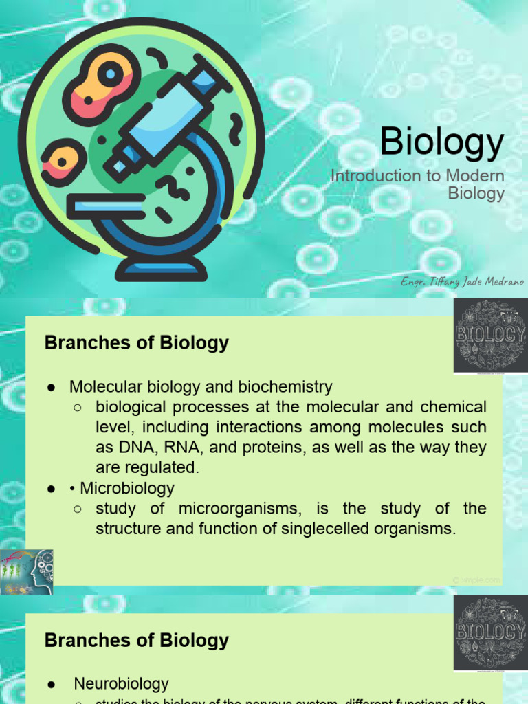 Introduction To Modern Biology 1 | PDF
