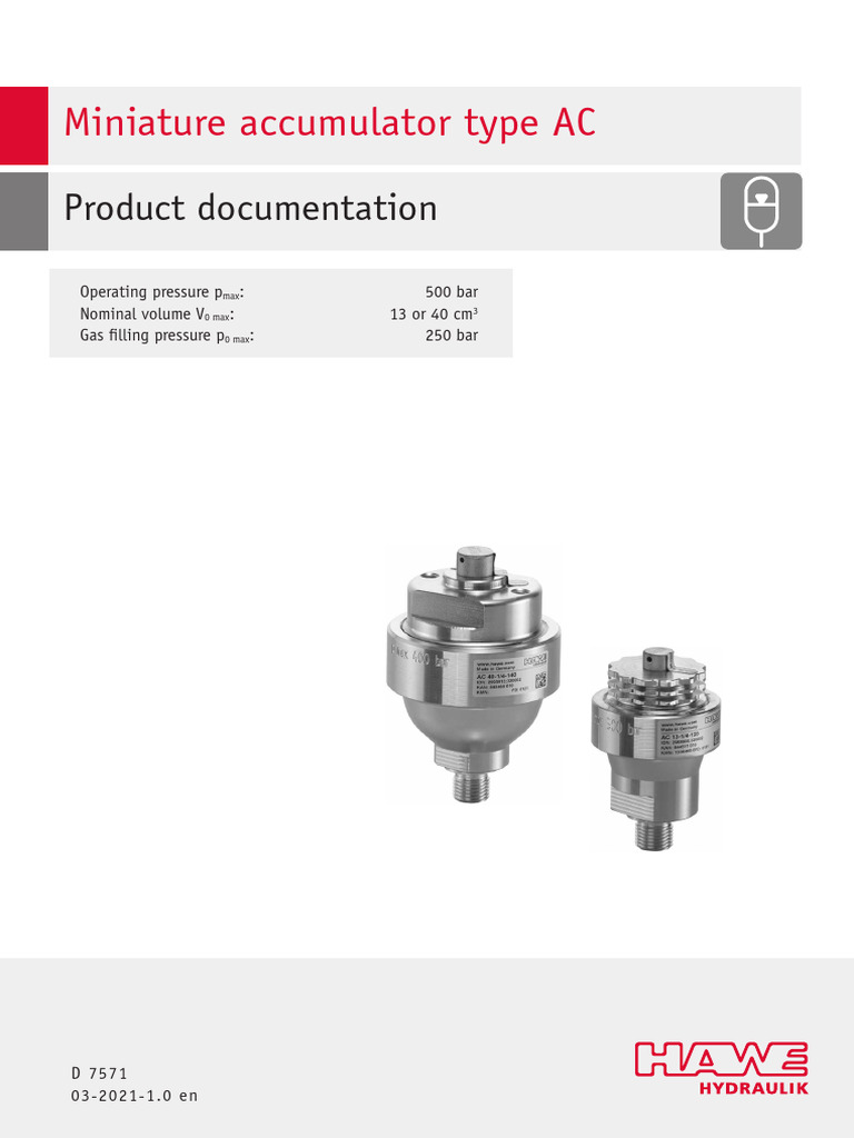15 - Mini Hydraulic Accumulator | PDF