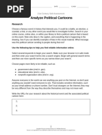 Teaching Political Cartoon Analysis | PDF | Question | Methodology