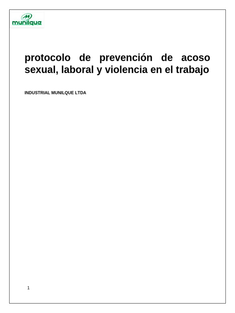 Protocolo Ley Karin VF | PDF