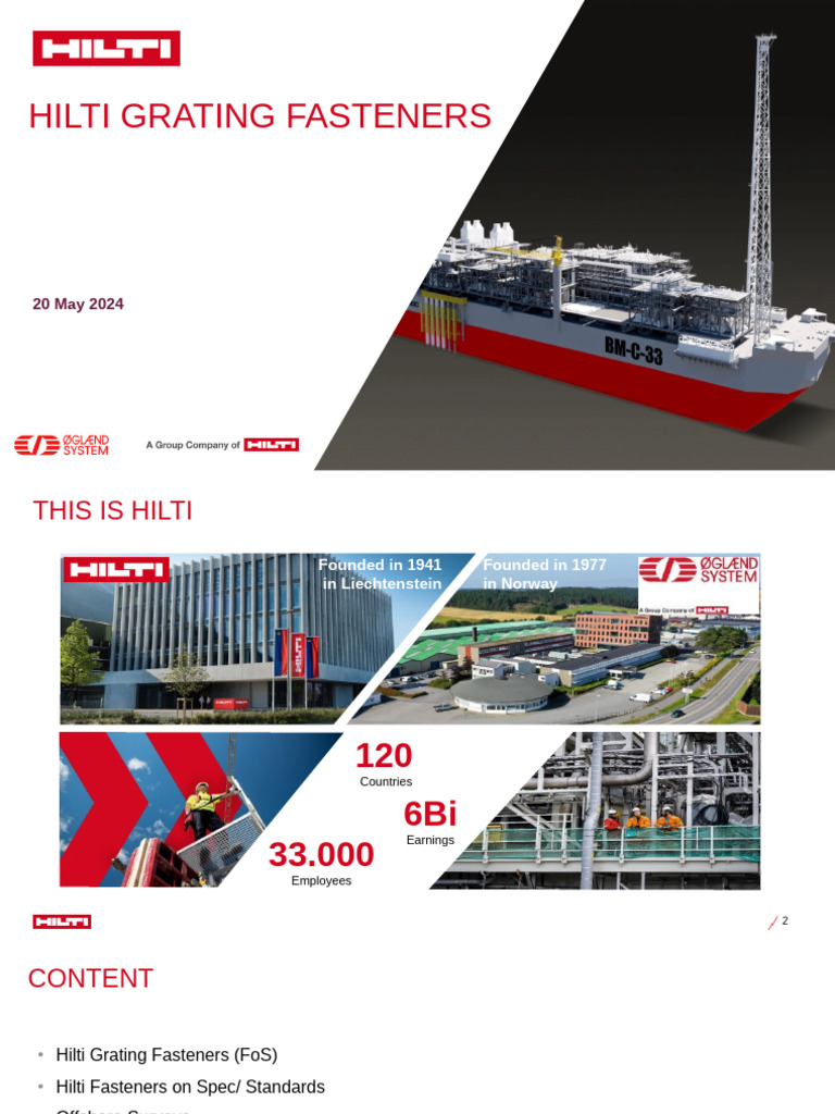 21.05.2024 Hilti Grating Fasteners Raia | PDF