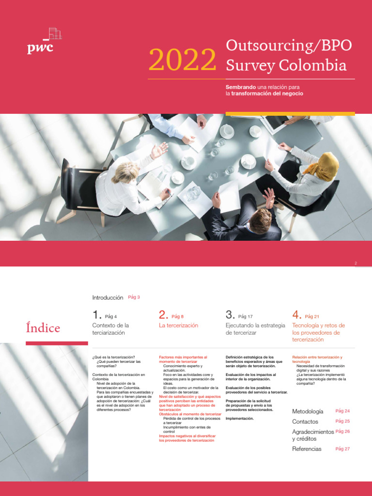Outsourcing 2022 Survey Colombia | PDF
