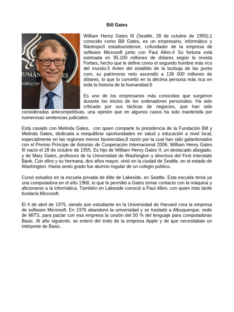 Bill Gates | PDF
