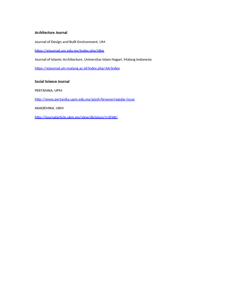 Architecture Journal | PDF
