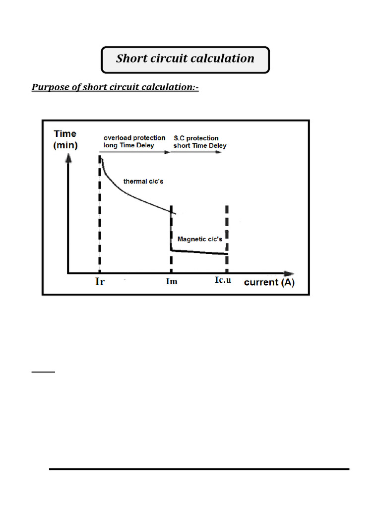 Short Circuit Calculation: (1) To Select The Rated Breaking Capacity ...