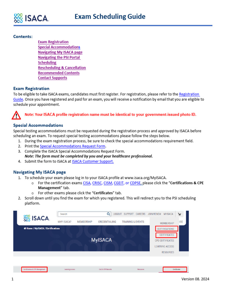 Exam-Scheduling-Guide_Eng | PDF