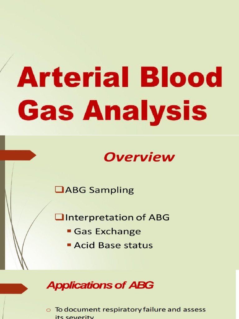 ABG INTERPRET | PDF