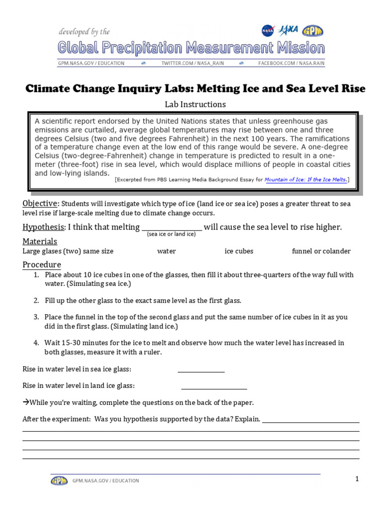 Lab+1+ +Climate+Change | PDF
