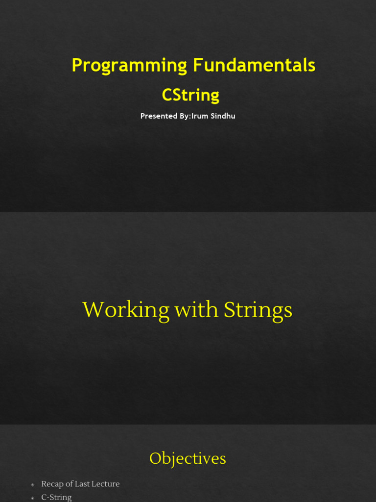 Strings in Java | PDF