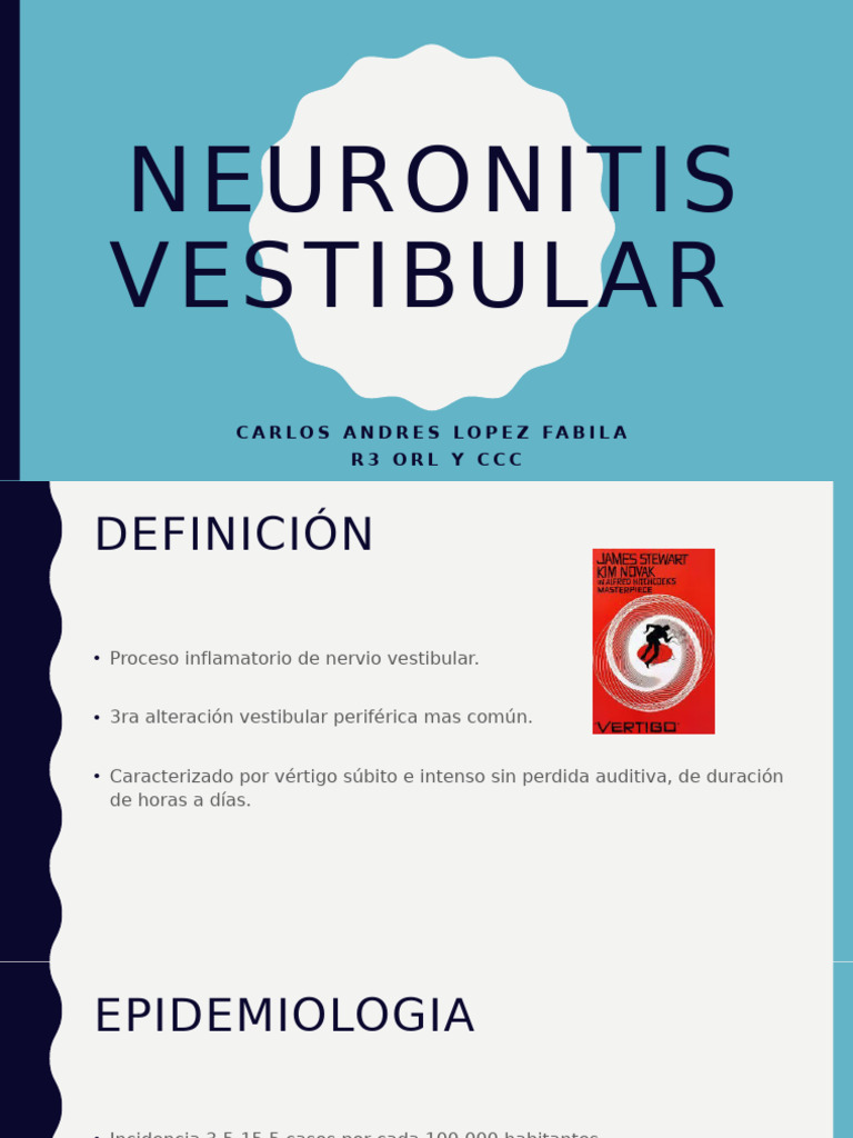Neuronitis Vestibular | PDF