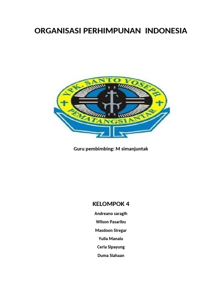 Organisasi Perhimpunan Indonesia Kelompok 4 | PDF | Politics | Social ...