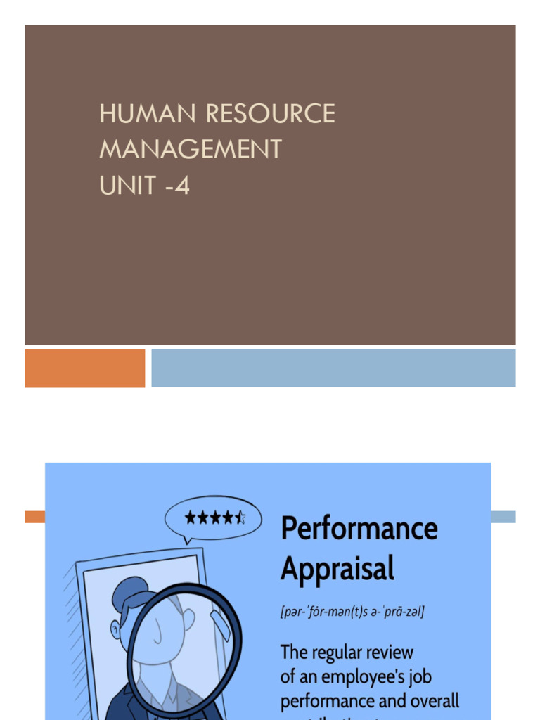 HRM Unit - 4 | PDF