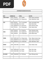 James Bus Line Schedule & Contacts | PDF | Bus | Bus Transport