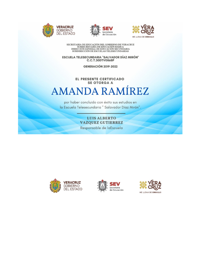 Formato Diplomas | PDF