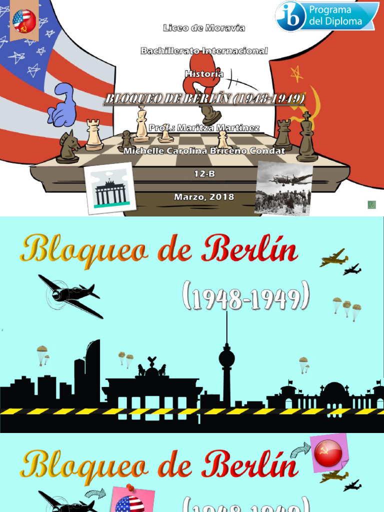 Michelle-Bloqueo de Berlín - Guerra Fría | PDF