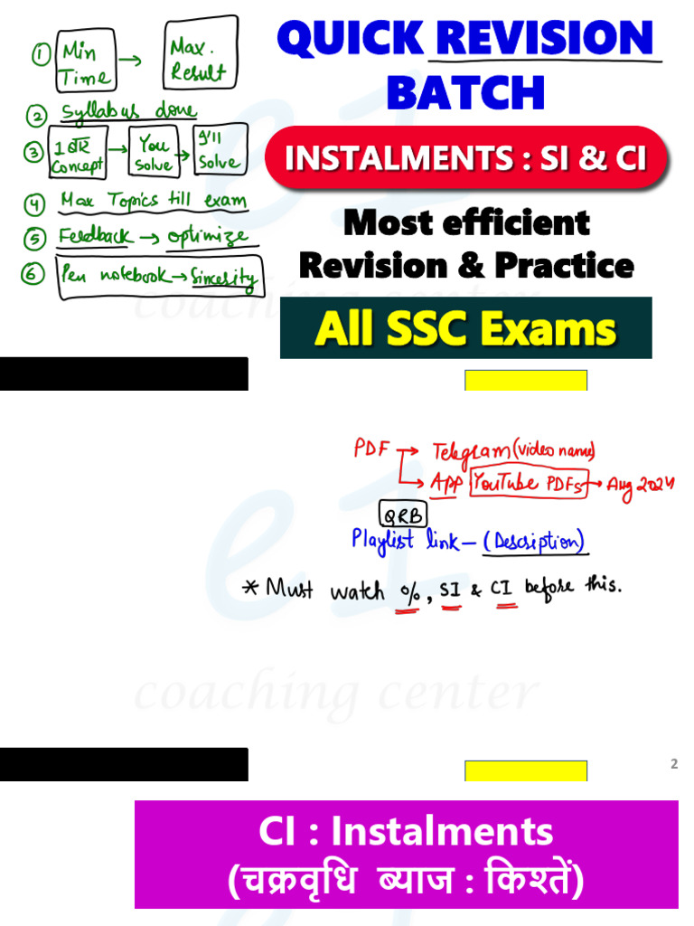 07 Installment Complete Annotation PDF of Quick Revision Batch | PDF