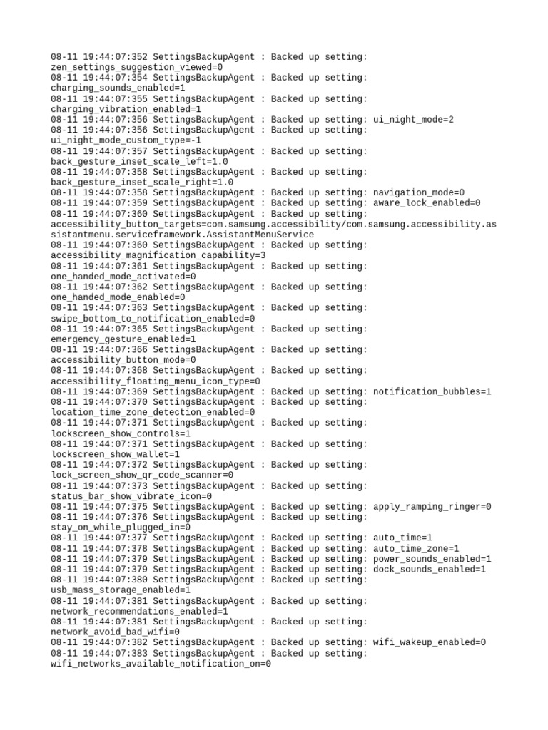 Settings Provider | PDF