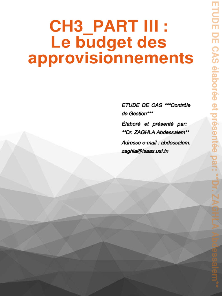 CORR - ETUDE - CAS - RAM FIL - Papier | PDF