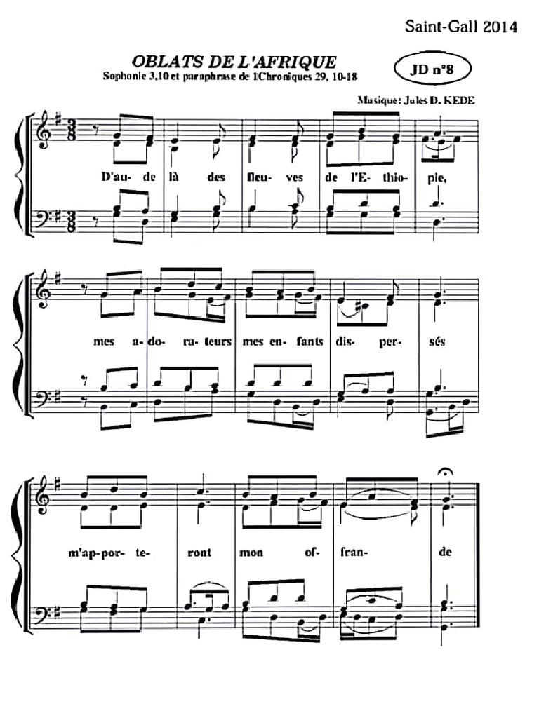 Oblat D'afrique | PDF