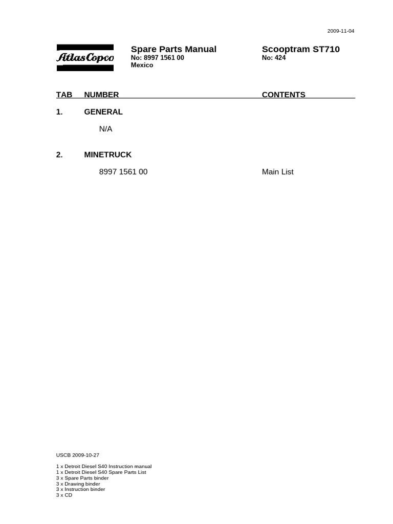 ST710 8997 1561 00 Asl | PDF