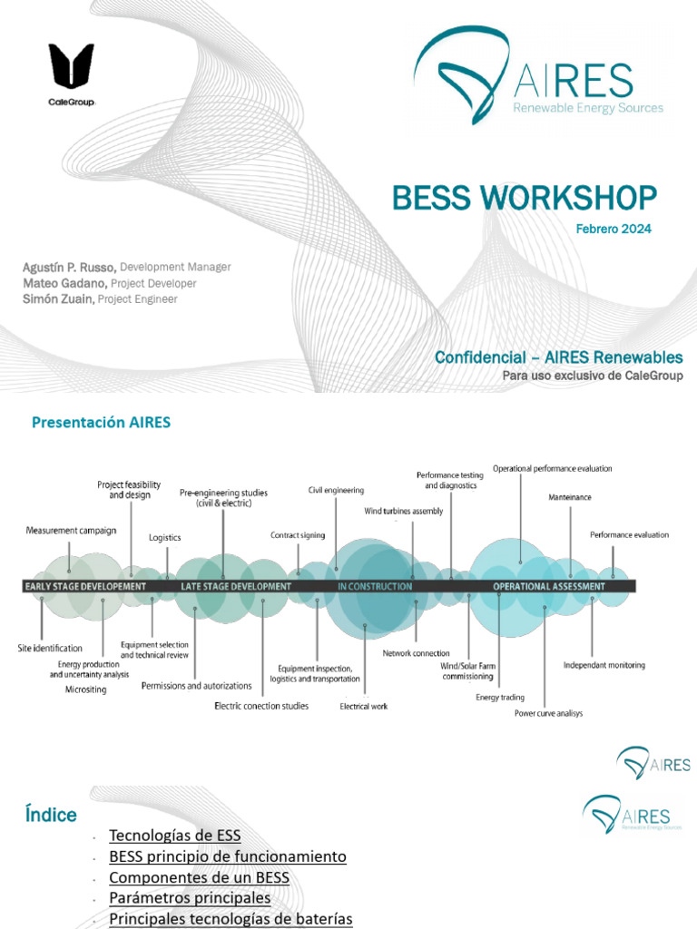 Workshop BESS - Aires | PDF