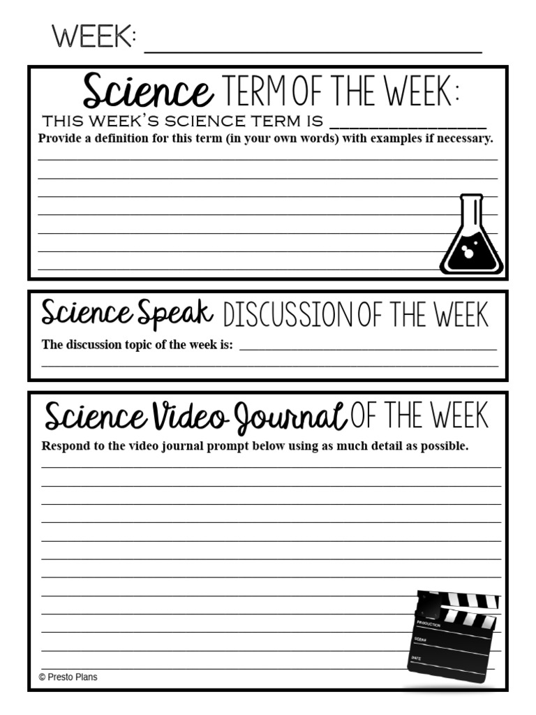 Bellringers Page (For Middleschool) | PDF