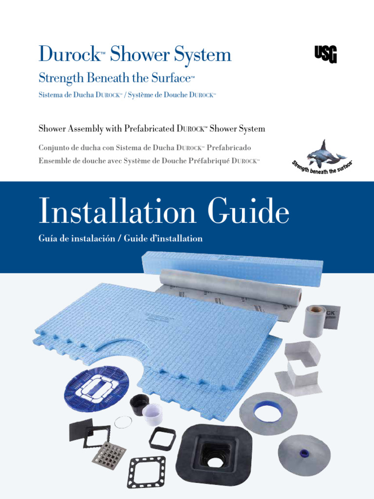 Durock Shower System: Installation Guide | PDF