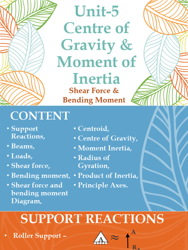 Unit-5 Centre of Gravity & Moment of Inertia-2 | PDF