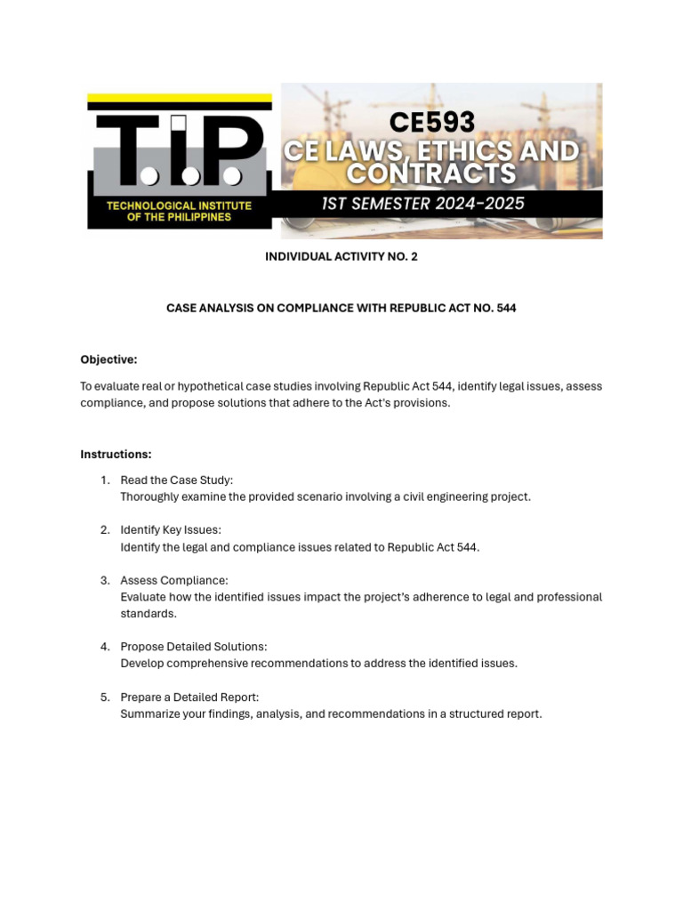 Ce593 Individual Activity 2 | PDF