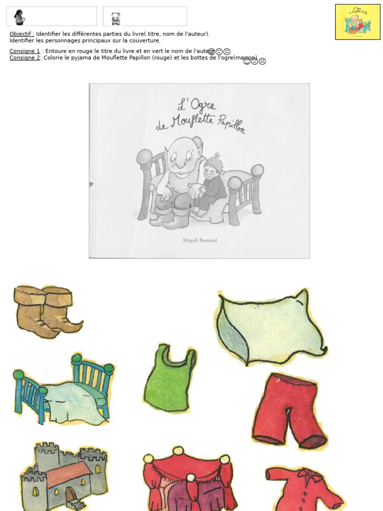 Activités de L'ogre de Mouflette Papillon | PDF