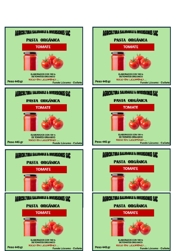 Tomate Stickers | PDF