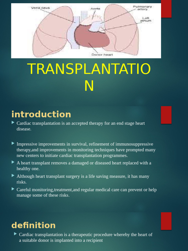 cardiac transplantation | PDF