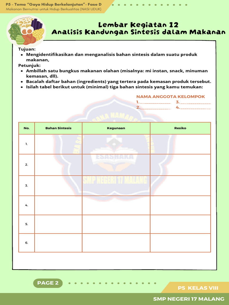 LK 12 Untuk Siswa | PDF