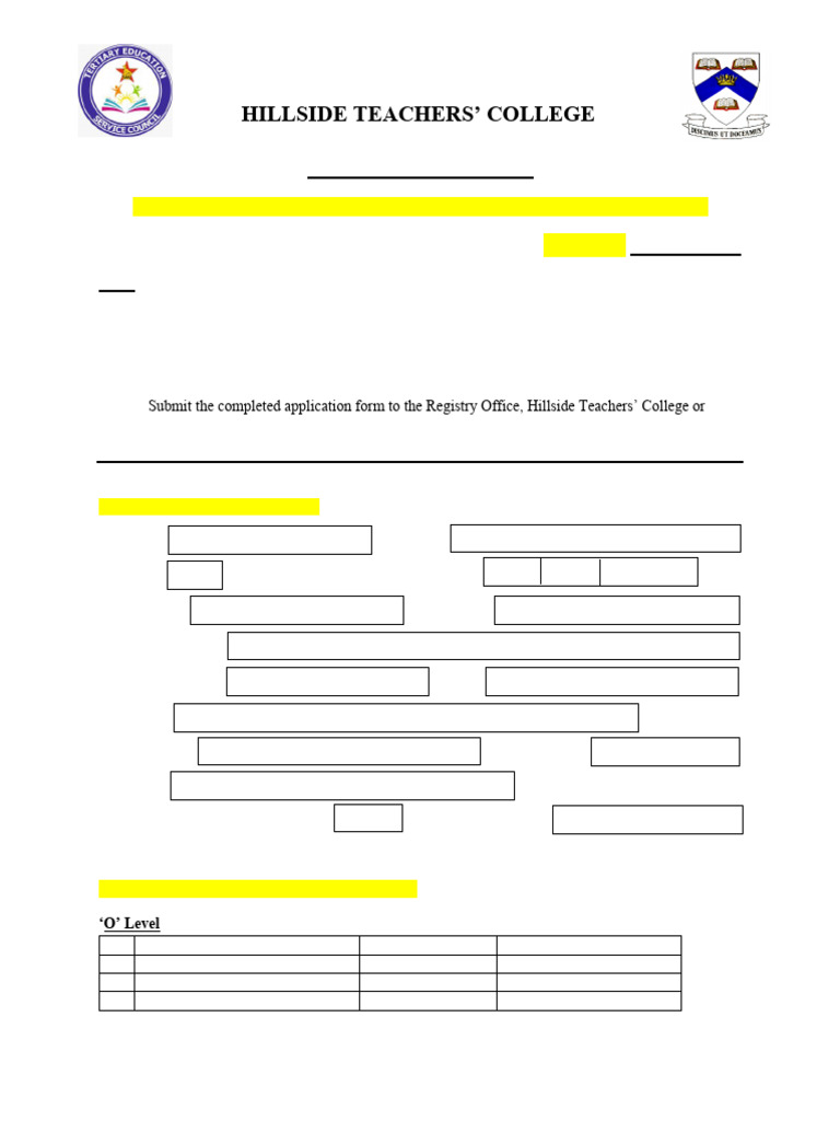 Htc Application Form PDF | PDF