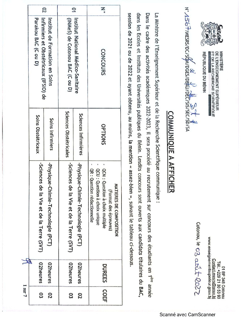 Concours Ecoles 08-03-2022 | PDF