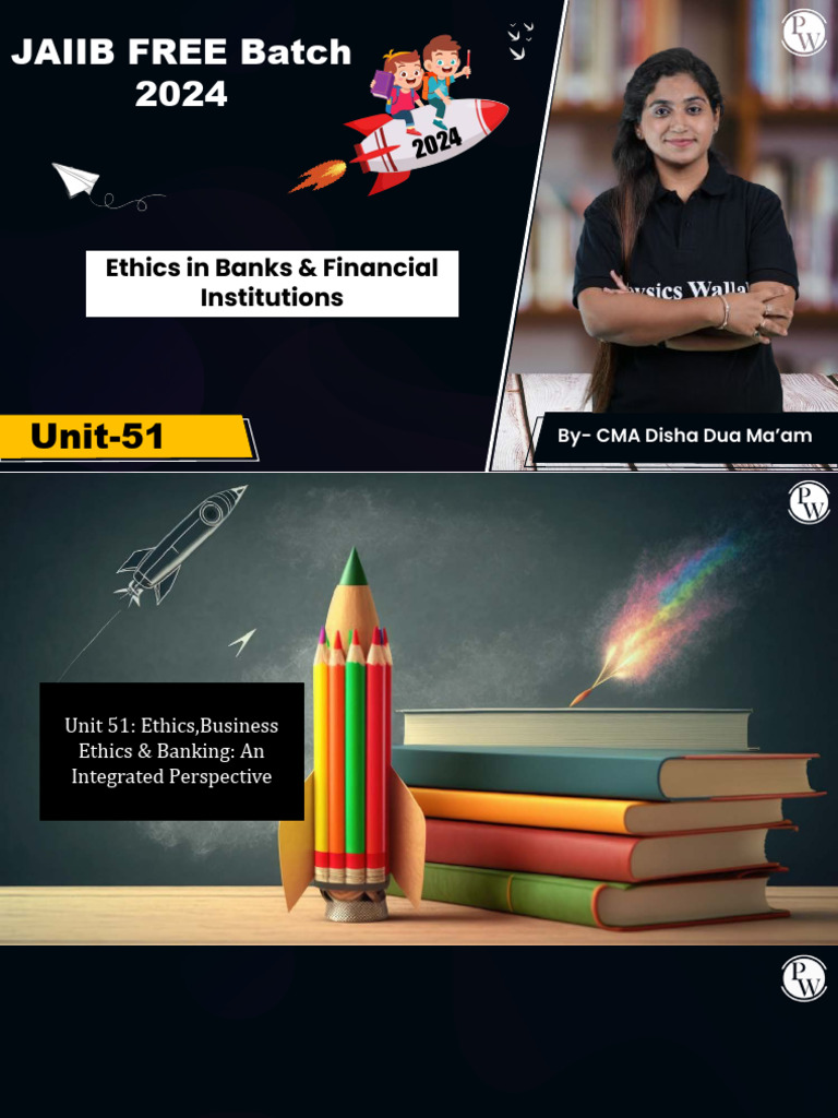 JAIIB PPB Module D Unit 51 - Class Notes - JAIIB Free Batch 2024 | PDF