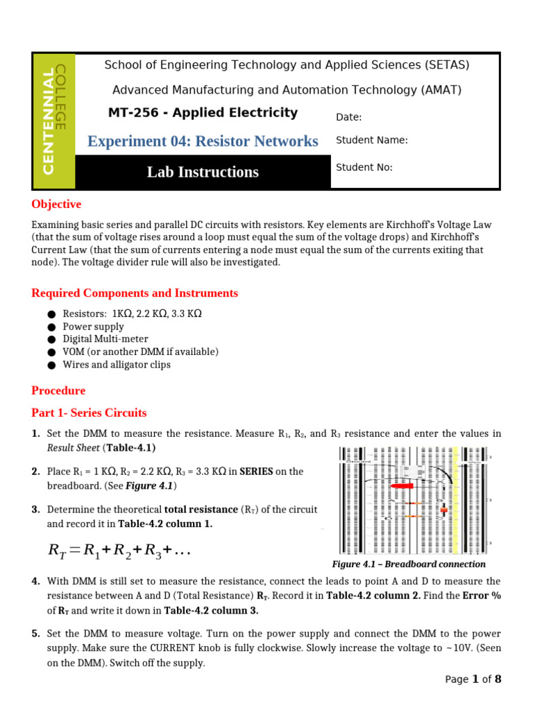 Lab Experiment 04 - On Campus | PDF