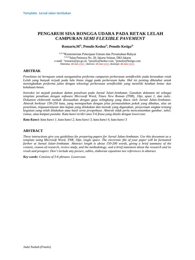 Template JJJ-2021 | PDF