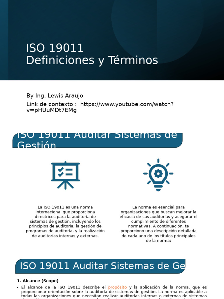 Guía de ISO 19011 para Auditorías | PDF | Auditoría | Negocios