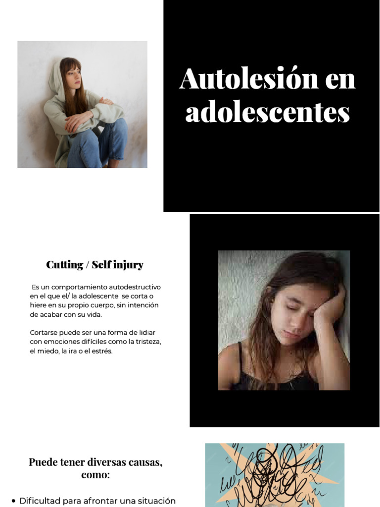 Autolesión en Adolescentes | PDF