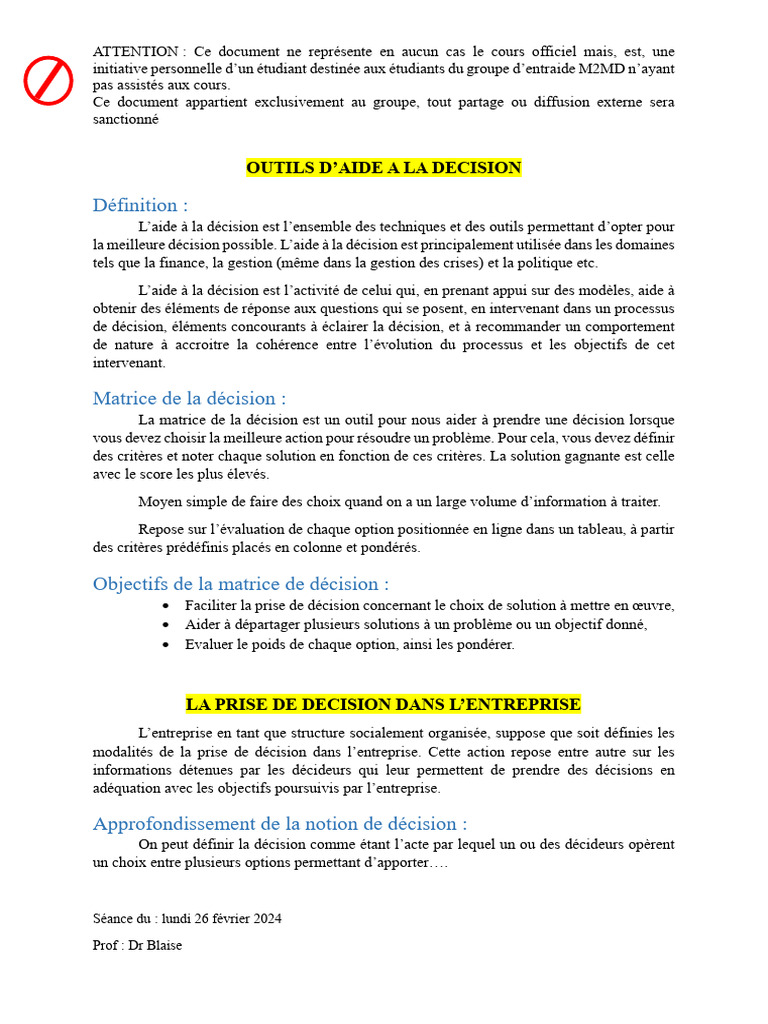Cours Oad 26 02 2024 | PDF
