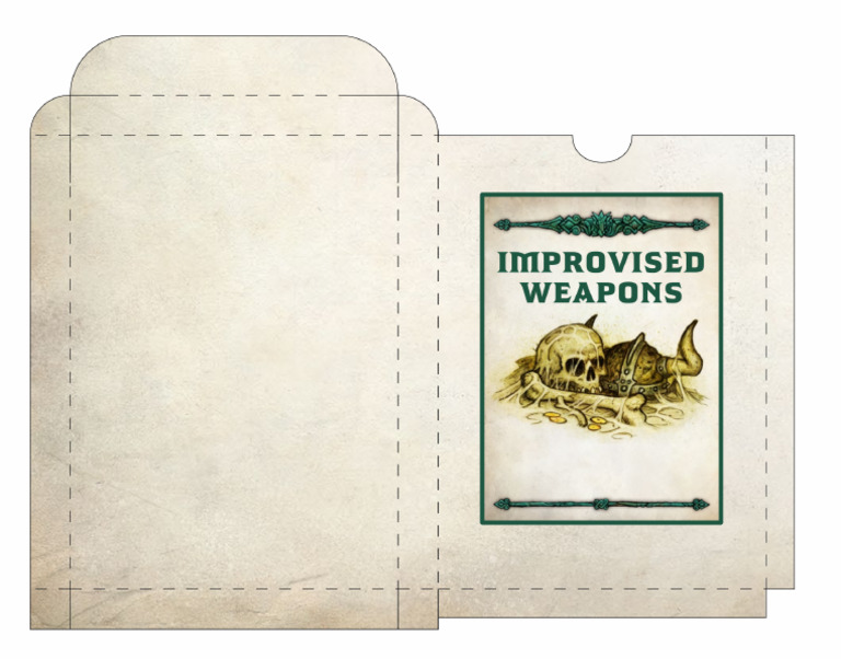 Dragonbane Improvised Weapons Card Box | PDF