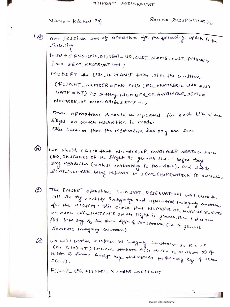 Theory Assignment 1 Pdf
