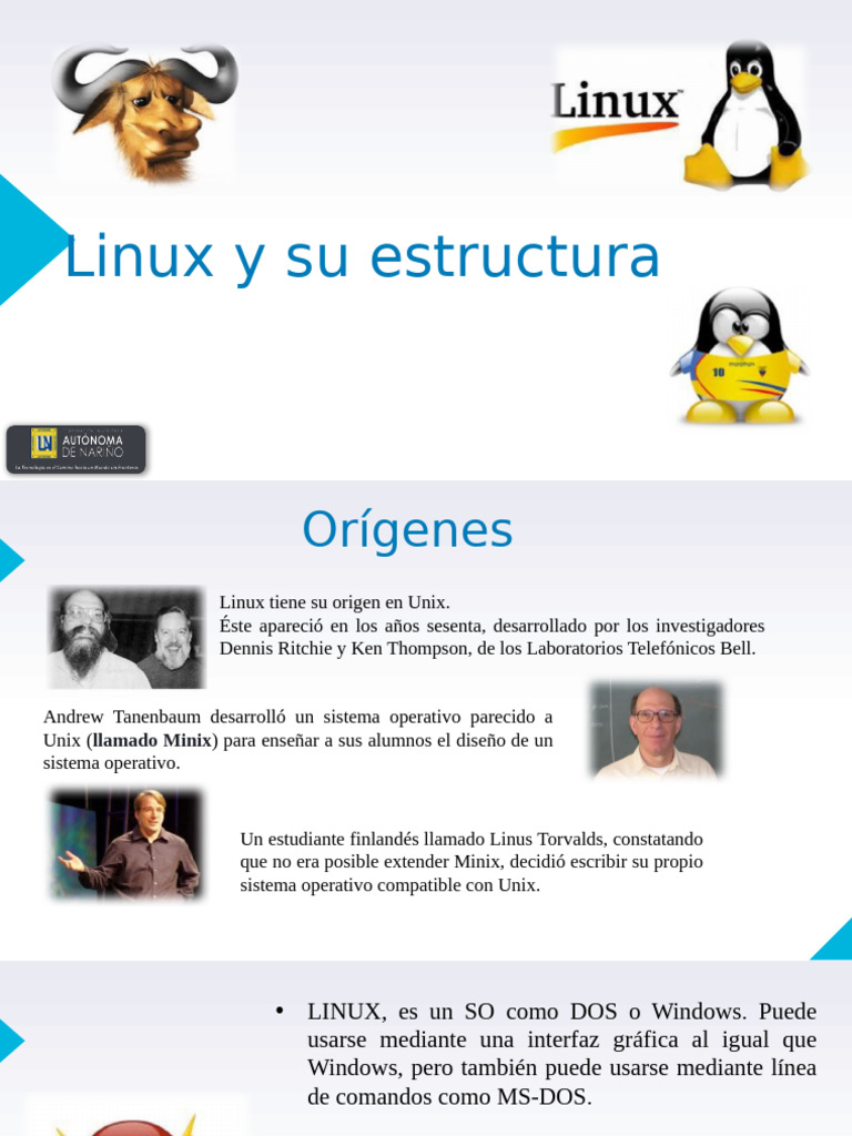 Estructura y características de Linux | PDF | Arranque | Informática